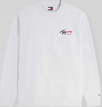 Tommy Jeans Regular Fit Sweatshirt aus reiner Baumwolle
