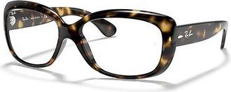 Ray-Ban Jackie Ohh Blue-violet Light Clear Sonnenbrillen Gl&auml;nzendes Havanna Fassung Klar Glas 58-17