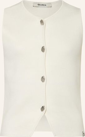 Garcia Garcia Strickweste weiss