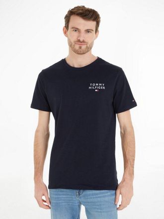 Tommy Hilfiger T-Shirt CN SS TEE LOGO mit Tommy Hilfiger Markenlogo-Druck