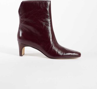 Dolce Vita Bennet bottines mi-hautes &agrave; talons couleur bordeaux fonc&eacute;-Rouge