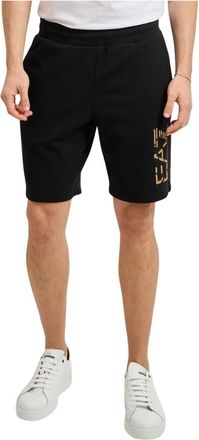 Emporio Armani Homme, Shorts, Noir, Taille: M Bermuda Shorts with Maxi Logo
