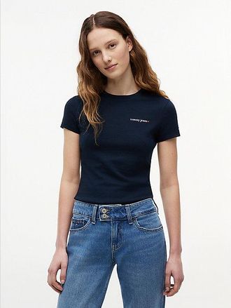 Tommy Hilfiger T-shirt slim en jersey &agrave; logo