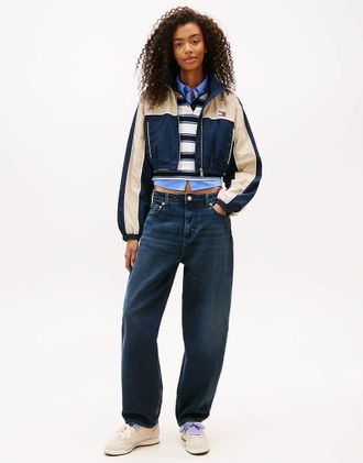 Tommy Jeans Jean bouffant à taille haute - Bleu marine