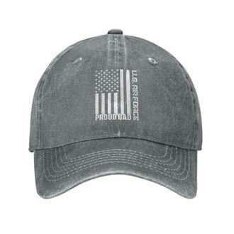 Generic Papa Fier des Forces Arm&eacute;es Am&eacute;ricaines Homme Femme Trucker Caps Respirant Casquette Trucker Anti-Soleil Hip-Hop Cap pour Toutes Les Saisons Voyage Go