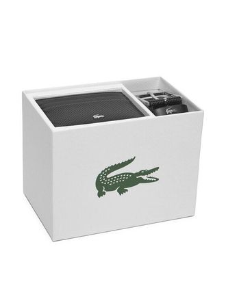 Lacoste Kartenetui und G&uuml;rtel Set RC4092 Schwarz