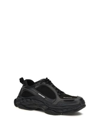 Balenciaga Mens Triple S.2 Sneakers Black - Dark Grey