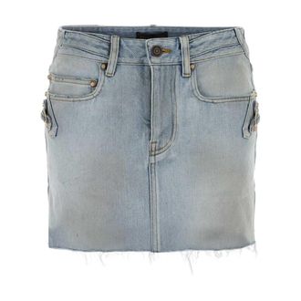 Balenciaga City Minirock - - Skirts - Damen - Blau - XS