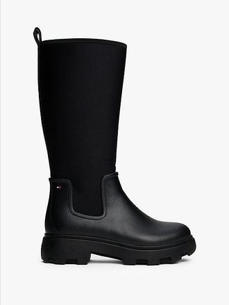 Tommy Hilfiger Bottes de pluie fourr&eacute;es &agrave; semelle crant&eacute;e