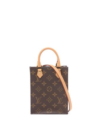 Louis Vuitton petit sac à main Petite Sac Plat Monogram (2020) - Marron
