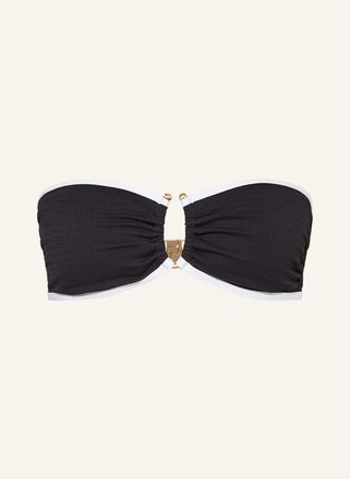 Seafolly Bandeau-Bikini-Top Beach Bound schwarz
