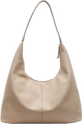 Generic Garhomtur Sac fourre-tout r&eacute;tro en daim synth&eacute;tique avec rivets pour femme, grande capacit&eacute;, sac &agrave; main souple, avec poign&eacute;e sur le dessus, streetwear