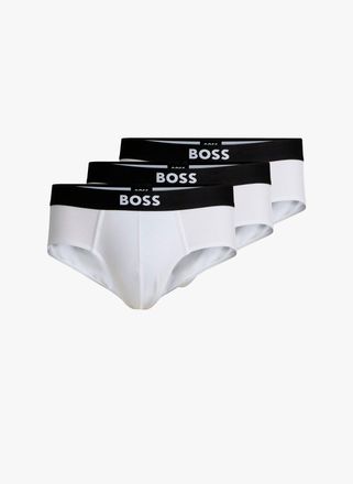 HUGO BOSS Lot de 3 slips en coton m&eacute;lang&eacute;