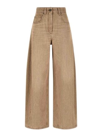 Brunello Cucinelli Jean Droit - Beige