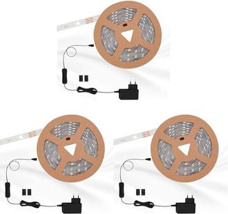 Briloner LED Strip 3m mit Fernbedienung, buntes RGB Licht, k&uuml;rzbar, LED Streifen, Leiste, Zimmer deko, Gaming Deko, Band, Lichtleiste, Lichtband, Beleuchtung, 