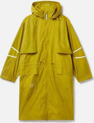 Stella McCartney TrueCasuals Long Parka Coat, Woman, Pulse Olive, Size: M