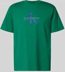 Calvin Klein Jeans T-Shirt mit Label-Print und Rundhalsausschnitt