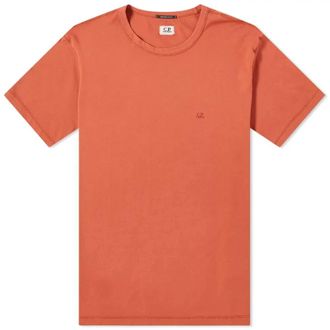 C.P. Company Classic Logo T-Shirt - - Tops - Herren - Rot - L