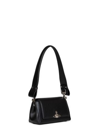 Vivienne Westwood Womens Shoulder Bag Hazel Black Polyethylene