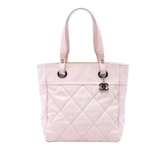 Chanel Pre-owned Gesteppte Canvas Tote - - Pre-owned - Damen - Rosa - ONE SIZE