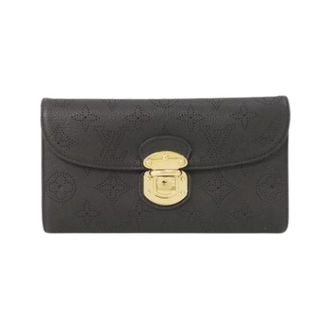 Louis Vuitton Pre-owned Mahina Tri-fold Wallet - - Pre-owned - Damen - Braun - ONE SIZE