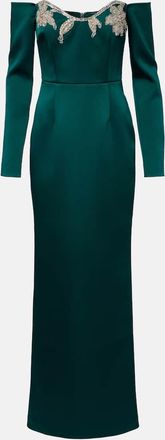 Rebecca Vallance Off-Shoulder-Robe Ellerie mit Kristallen