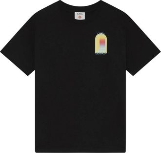 Casablanca Homme, Tops, Noir, Taille: S LArche T-shirt