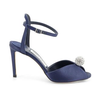 Jimmy Choo London Femme, Chaussures, Bleu, Taille: 36 EU Sacora 85 Sandales