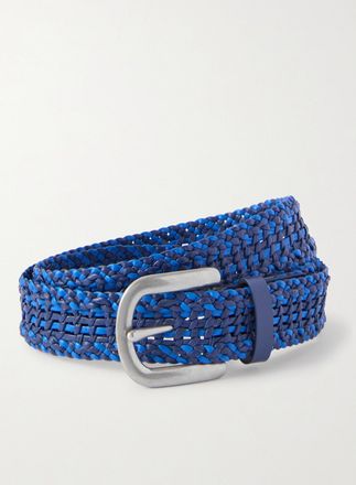 Gabriela Hearst G&uuml;rtel Aus Geflochtenem Leder - Blau
