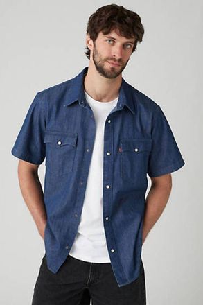 Levi's Short Sleeve Relaxed Fit Western Shirt - Herren - Blau / Blau