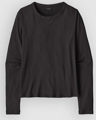 Patagonia Rib Knit Top T-Shirt black