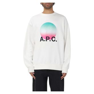A.P.C. A.p.c., Herren, Sweatshirts & Hoodies, Wei&szlig;, LGr&ouml;&szlig;e