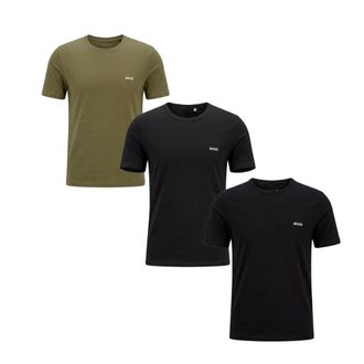 HUGO BOSS Homme, Tops, Multicolore, Taille: S TShirtRN 3P Classic