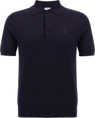 Burberry Homme, Tops, Bleu, Taille: S Wool Polo
