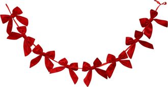 Generico Weihnachtsgirlande f&uuml;r Kamin, Dekoration f&uuml;r Weihnachtsfotos, wiederverwendbare Weihnachtsschnur f&uuml;r Regal, langlebige Dekoration f&uuml;r Partys mit Vinta