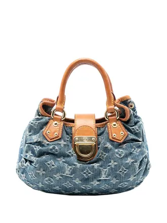 Louis Vuitton sac &agrave; main Monogram Denim Pleaty pre-owned (2005) - Bleu