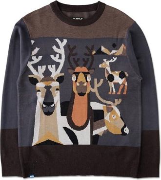 Kavu Homme Highline Pull-Over, Deer me, XL