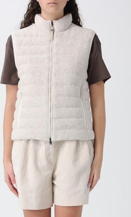 Brunello Cucinelli Gilet BRUNELLO CUCINELLI Femme couleur Ivoir
