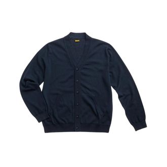 Blauer Marineblauer Strickjacke - - Knitwear - Herren - Blau - M