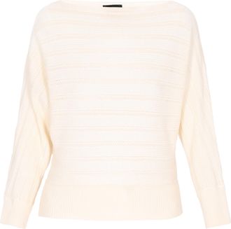 Dreimaster Dreimaster Damen Pullover Frauen cremefarben