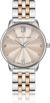 Isabella Ford Uhren in Ros&eacute;gold und Silber
