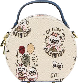 Mymo Schulranzen Schulranzen Frauen wei&szlig; blau