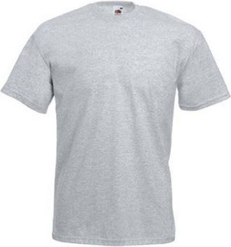 Fruit Of The Loom Valueweight Tee-3 Pack T-Shirt, Gris (Gris Chiné), 4XL (Lot de 3) Homme