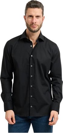Bugatti Homme, Chemises, Noir, Taille: 3XL Chemise Unie