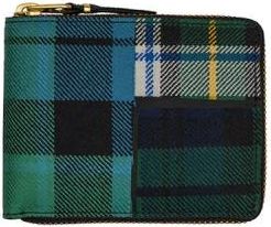 Comme Des Gar&ccedil;ons Homme, Accessoires, Multicolore, Taille: ONE Size Slim Wallet Tartan Patchwork