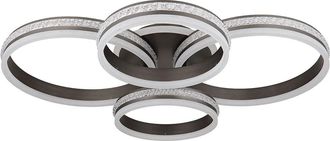 Globo Lighting Deckenleuchte Deckenlampe Wohnzimmerlampe LED Fernbedienung Memory L 85 cm