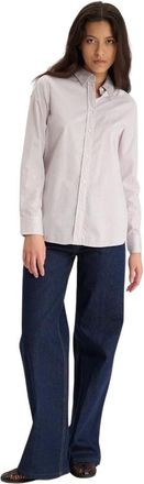 Ines De La Fressange Femme, Blouses et Chemises, Multicolore, Taille: 44 FR Martin Striped Cotton Shirt