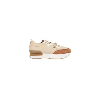 Max Mara Femme, Chaussures, Beige, Taille: 36 EU Baskets Zambra en Tissu Technique