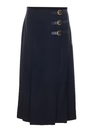 Chlo&eacute; Jupe Midi - Noir