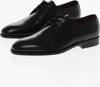 Corneliani Derby-Schn&uuml;rschuhe aus Leder mit Ledersohle Corneliani